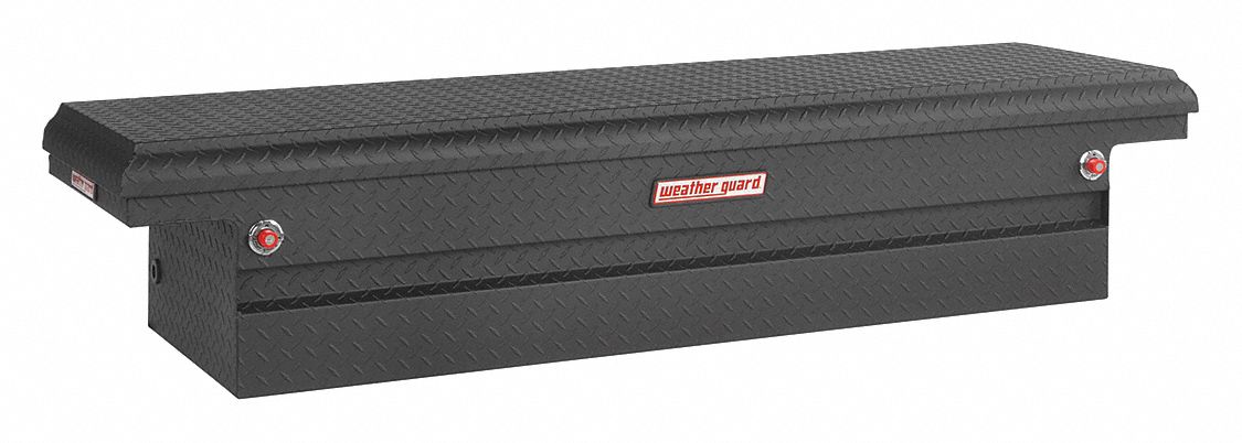 WEATHER GUARD, 71 1/2 in Overall Wd, Aluminum, Crossover Truck Box ...