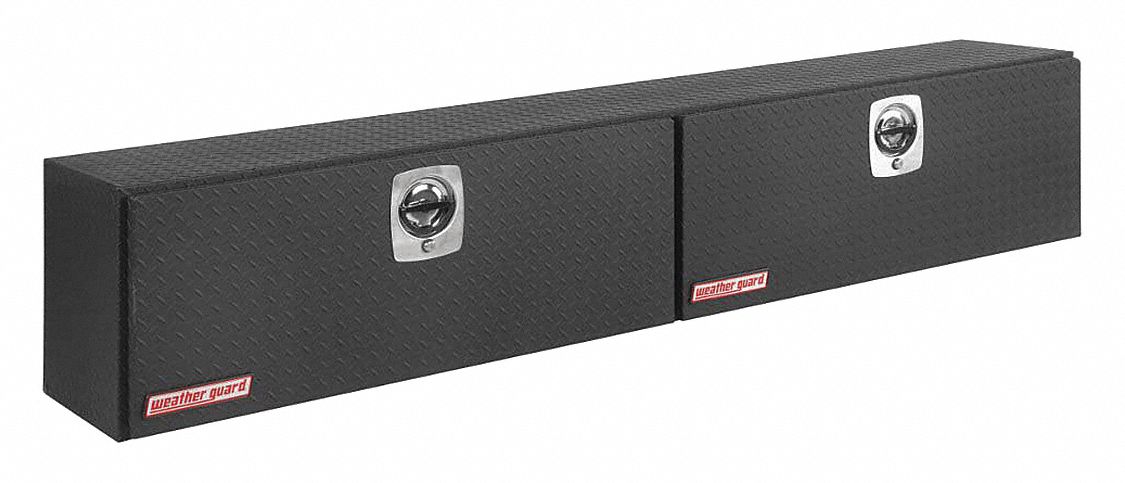 WEATHER GUARD, Topside Truck Box, Double Drop-Down Doors Lid, Topside ...