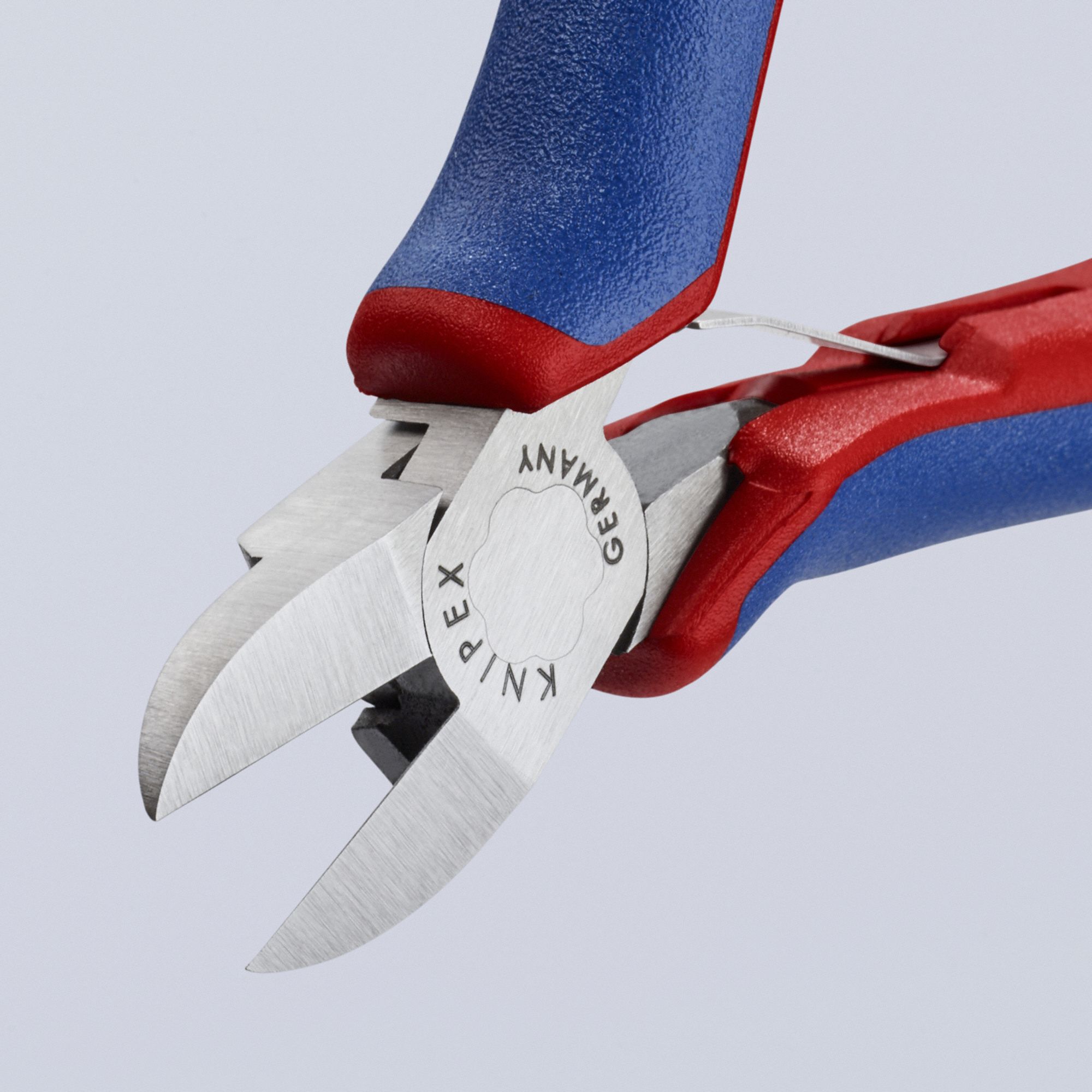 KNIPEX Diagonal Cutting Plier: Flush, Straight, Oval, 7/8 in Jaw Lg, 1/ ...