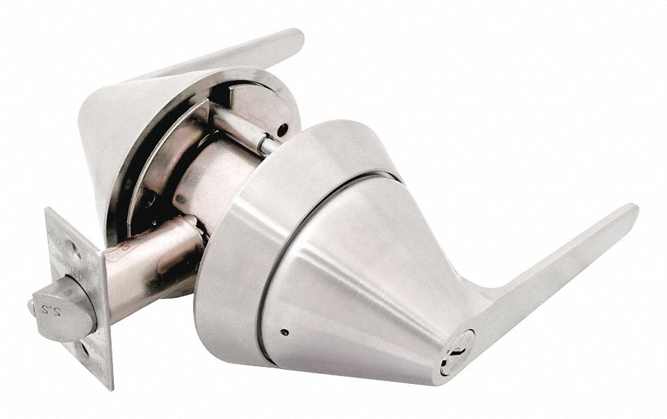 TOWNSTEEL, Classroom Security Lever Locksets, Stainless Steel, Door ...