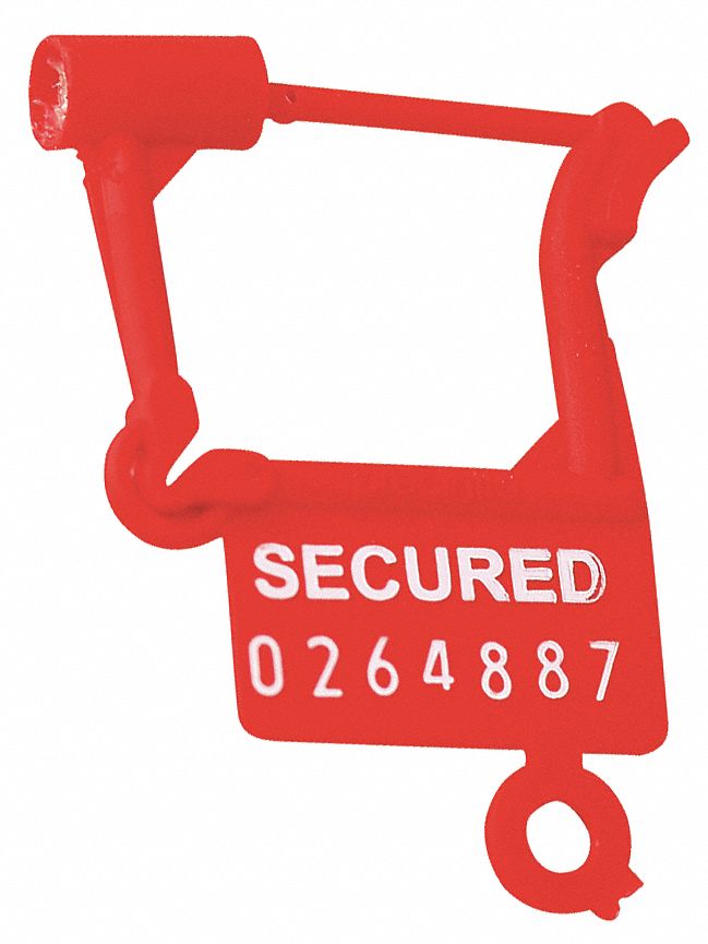 ONESEAL USA Sello de Seguridad,1-1/2",Rojo,PQ1000 - Sellos de Seguridad ...