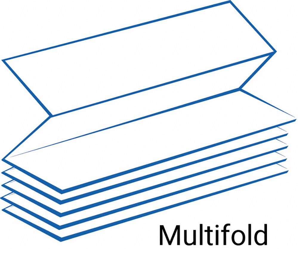 OPS Paper Towel Sheets: White, 4 in Sheet Wd, 9 in Sheet Lg, 250 Sheets ...