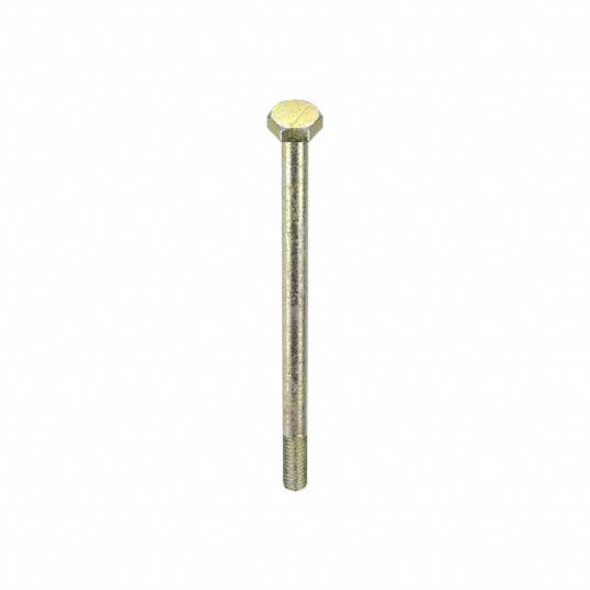 Steel, Grade 8, Hex Head Cap Screw - 38TP06|N04104.025.0450 - Grainger