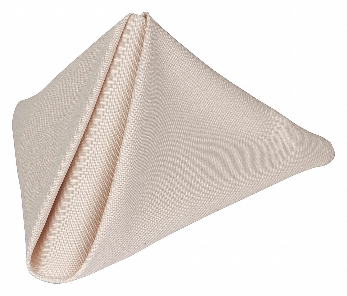 PHOENIX, Beige, 18 in, Napkin - 38TU44|PN1818-BE - Grainger