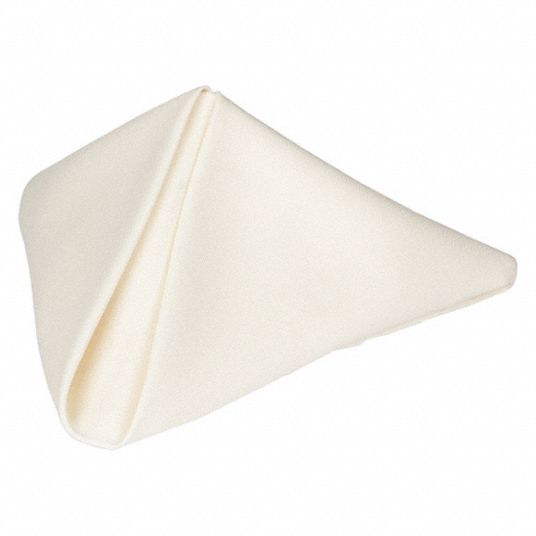 PHOENIX, Ivory, 20 in, Napkin - 38TU60|PN2020-IV - Grainger