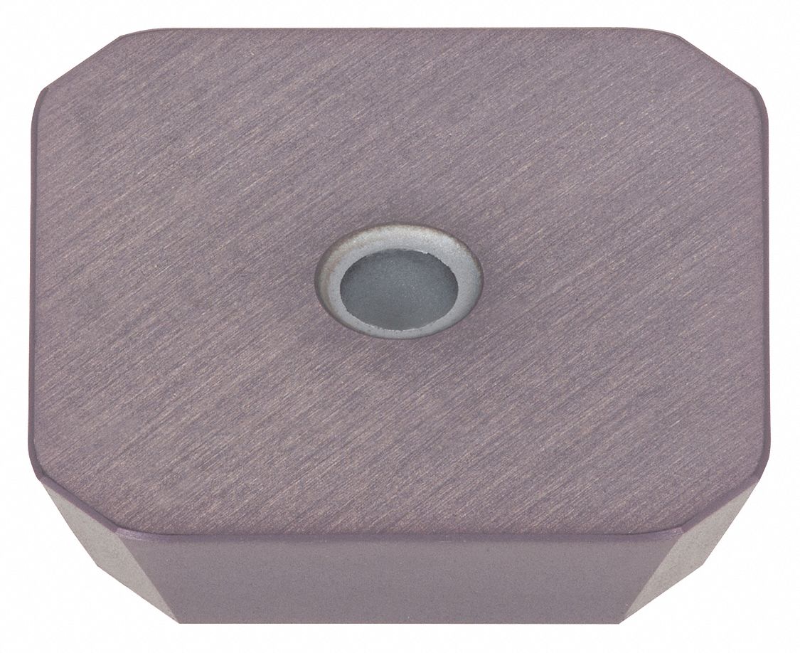 TUNGALOY, 1/2 in Inscribed Circle, 0.125 in Thick, Square Milling ...