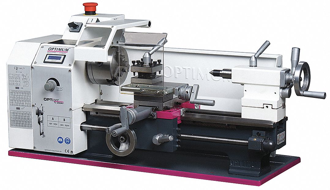 OPTIMUM Lathe, 7/8 HP, 115V, 60 Hz, MT-3 - 38UK45|TU2004V - Grainger