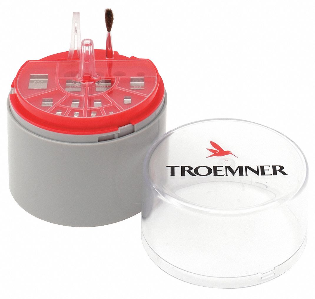 TROEMNER, 500 mg Nominal Mass, 2, Calibration Weight Kit - 38UP86|7240 ...