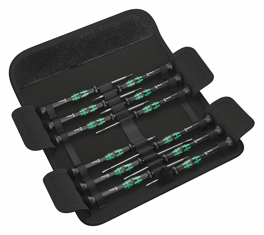 WERA, Precision Screwdriver Set - 100V04|05073675001 - Grainger