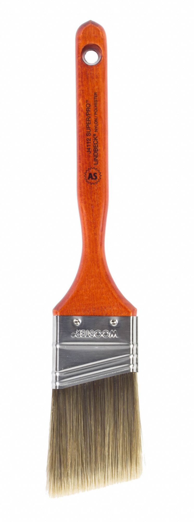 WOOSTER Paint Brush: Angle Sash Brush, 2 in, Synthetic, Polyester/Nylon ...