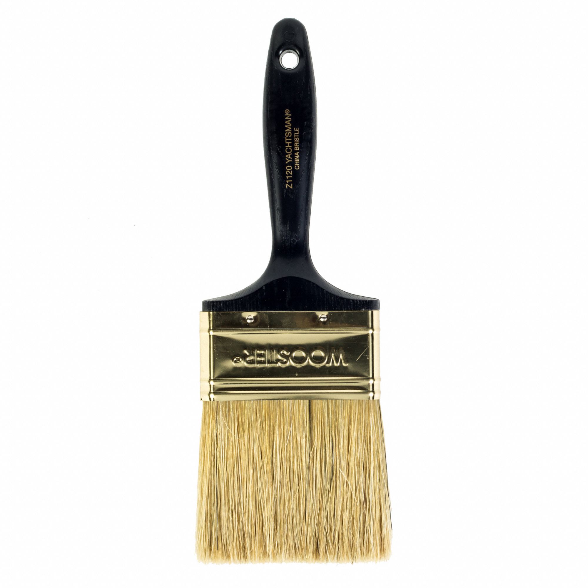 WOOSTER Paint Brush: Varnish Brush, 3 in, Natural, China Hair - 38UX70 ...