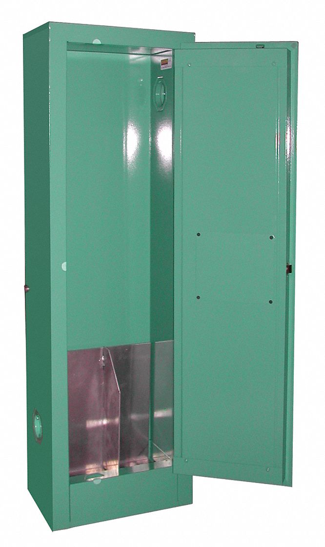0 Horizontal Cylinders, 2 Vertical Cylinders, Cylinder Storage Cabinet ...