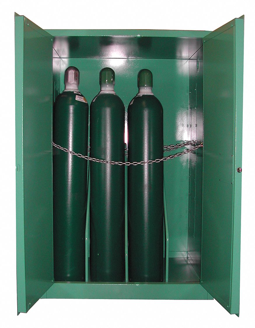 0 Horizontal Cylinders, 12 Vertical Cylinders, Cylinder Storage Cabinet ...