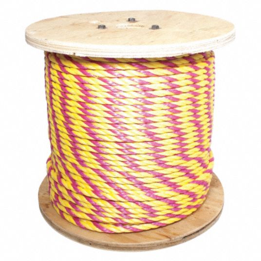 5/16 in dia. Polypropylene Arborist General Utility Rope, Magenta ...