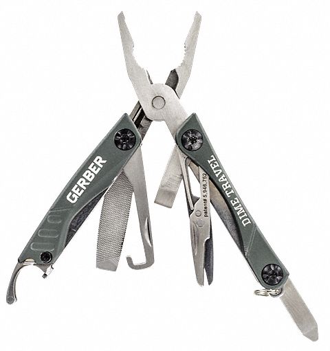 Multi-Tool, Stainless Steel, Number of Tools 12 - Grainger