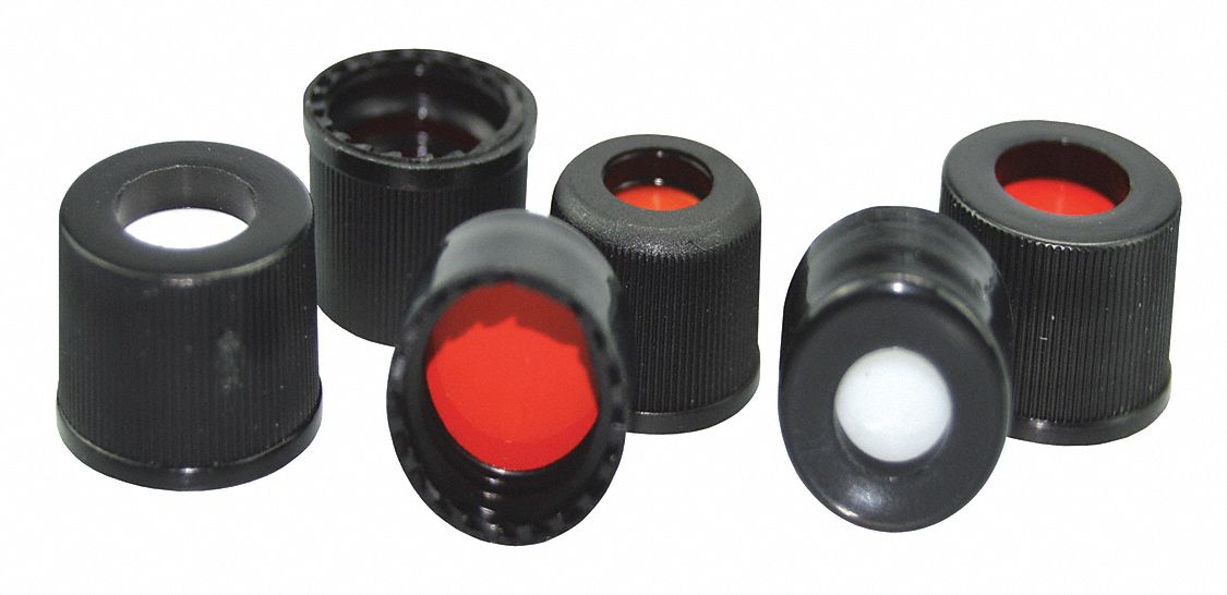 8 mm Dia, Black, Cap - 38VK60|VC11190-122 - Grainger