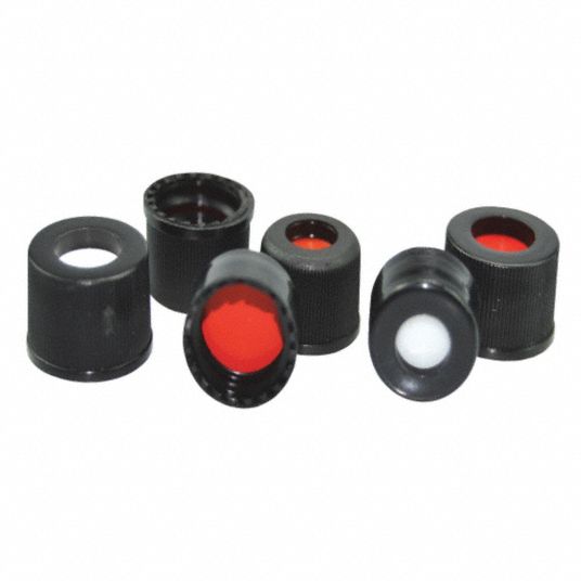 10 mm Dia, Black, Cap - 38VK57|VC11433-122 - Grainger