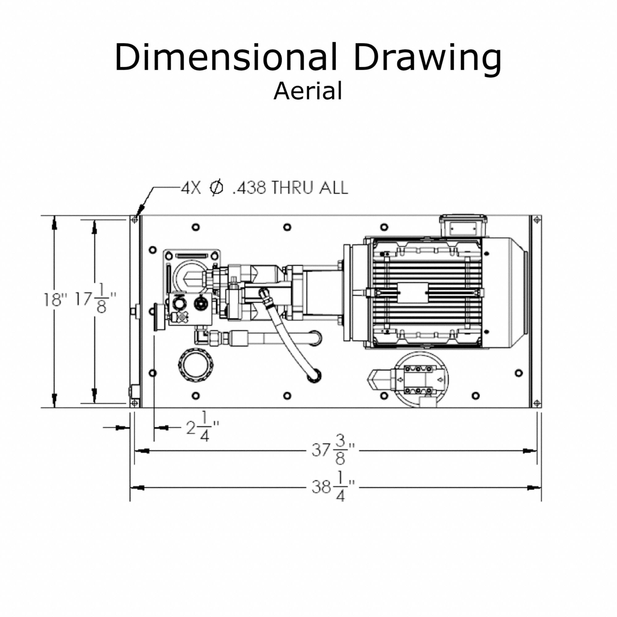MONARCH Hydraulic Power Unit: 10 gpm, 1,500 psi Max. Pressure, 10 hp ...