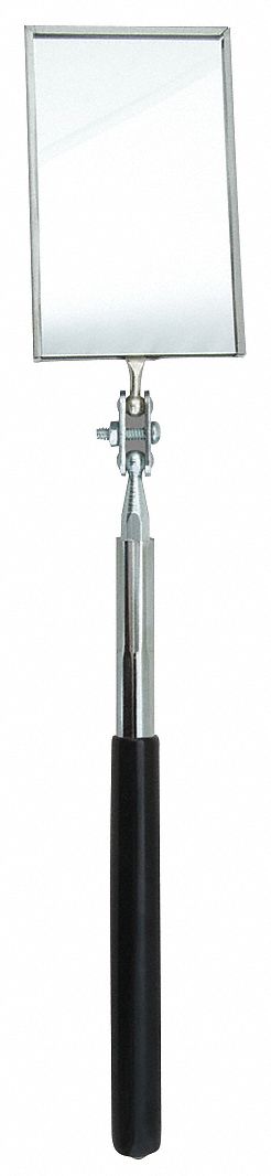 ULLMAN, 3 1/2 in L x 2 1/8 in W Mirror Size, Mirr. Mat. Glass ...