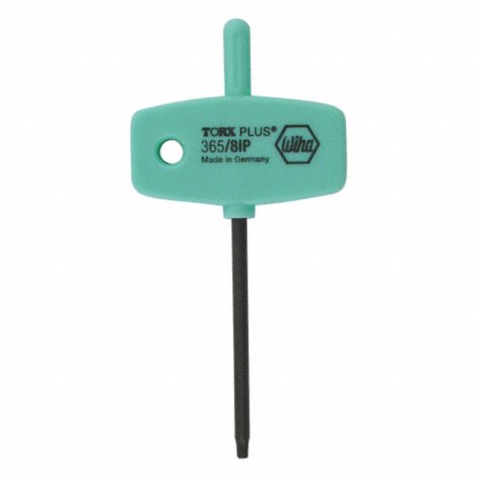 Torx Key, Tip Size IP8, Black Oxide - Grainger