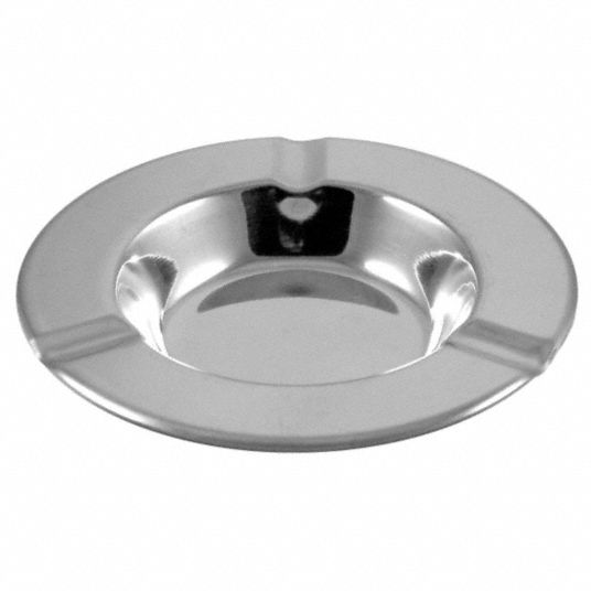Round Ash Tray, PK 12 - Grainger