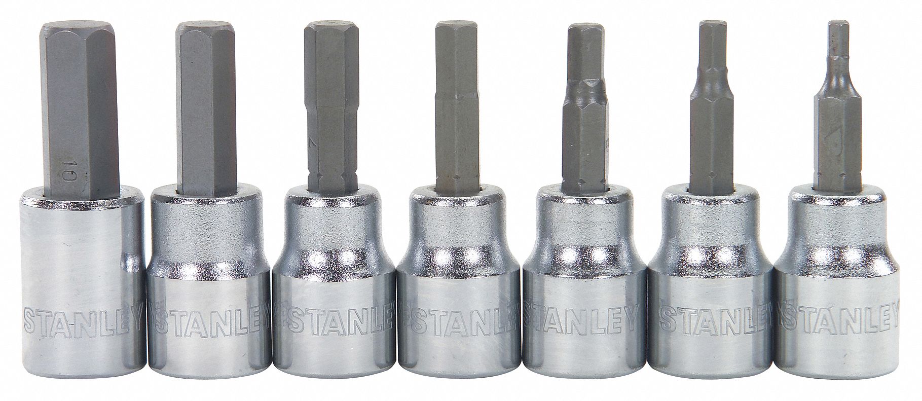 STANLEY, Socket Bit Set - 38WF16|85-708 - Grainger