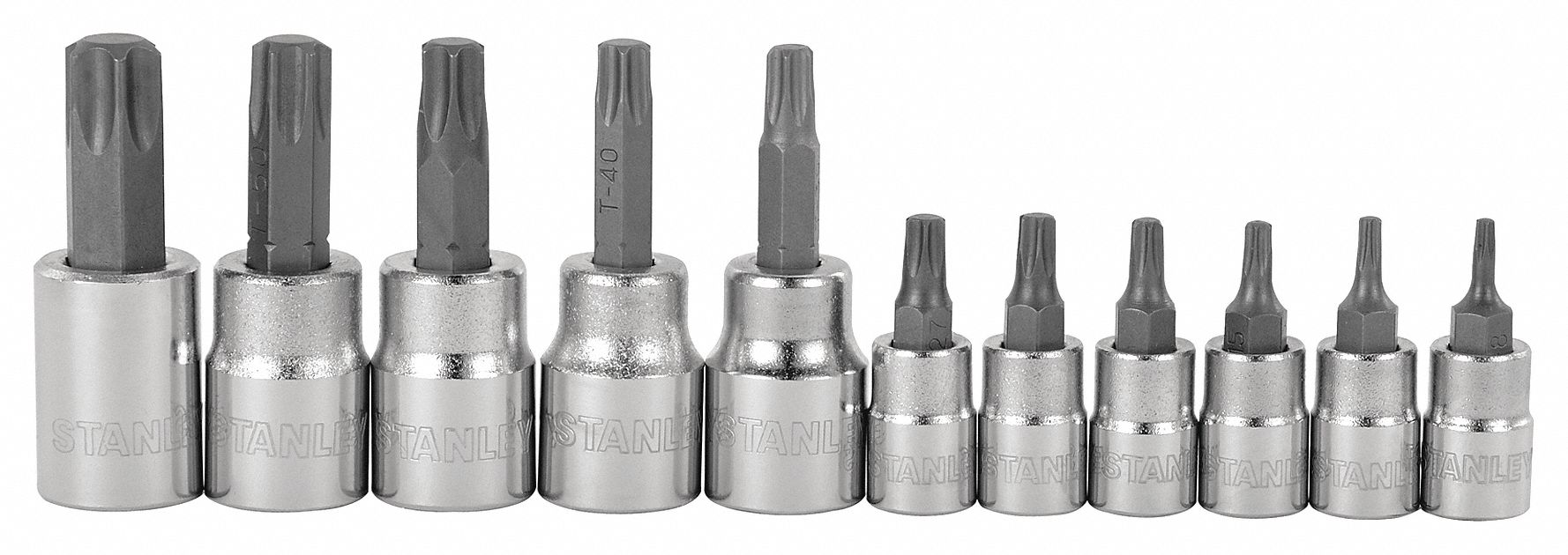 STANLEY, Socket Bit Set - 38WF57|89-420 - Grainger