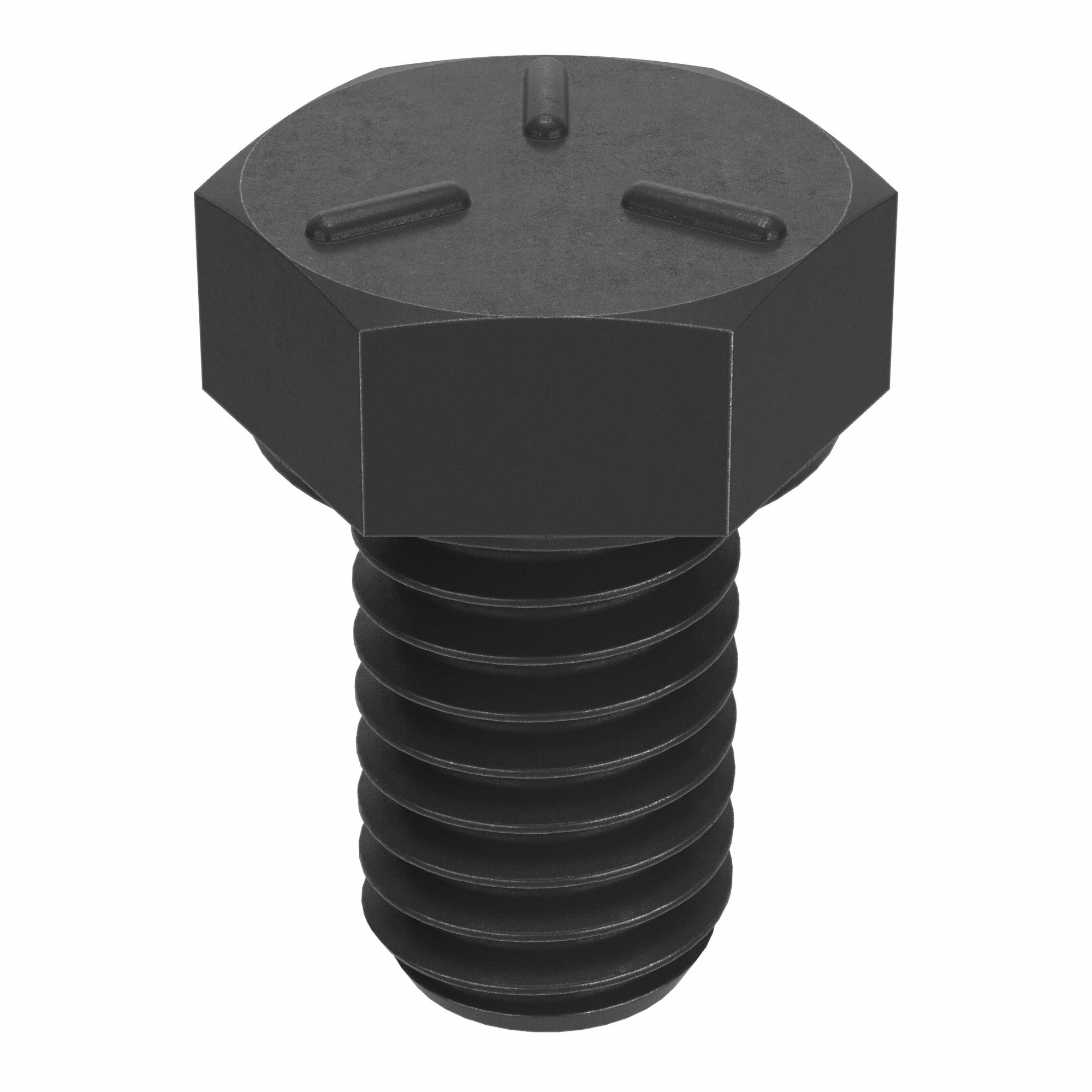 APPROVED VENDOR Tornillo de Cabeza de Dado Hexagonal 3/8"-16 Grado 5 Longitud de 1/2", Acabado ...