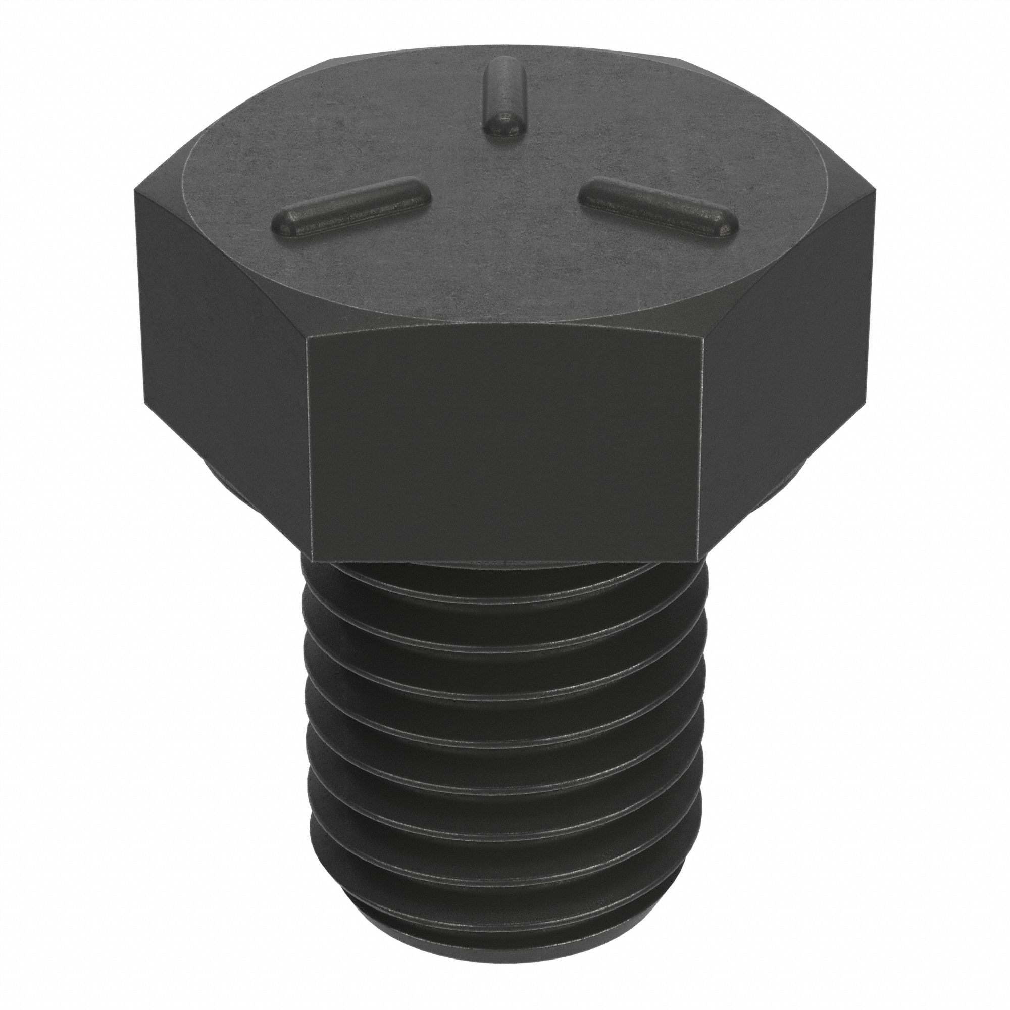 APPROVED VENDOR Tornillo de Cabeza de Dado Hexagonal 5/8"-11 Grado 5 Longitud de 1", Acabado Sin ...