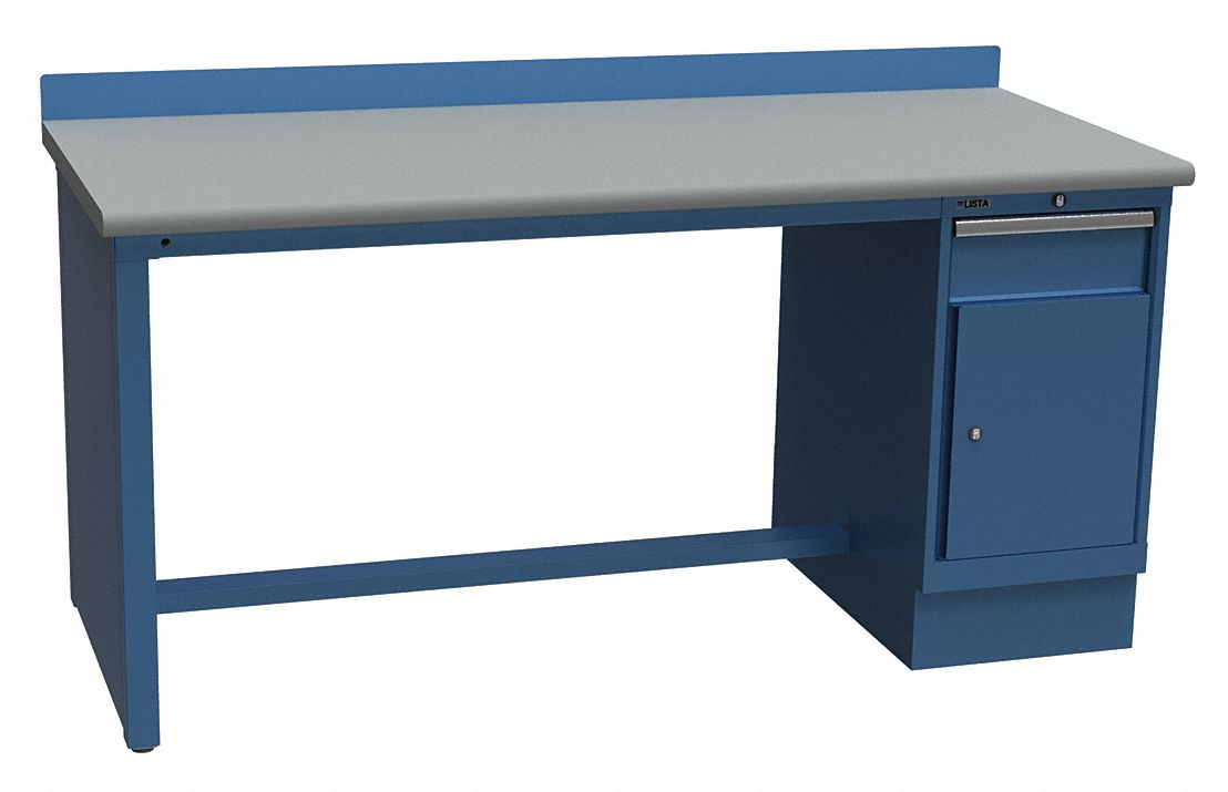 LISTA, Fixed Ht, Laminate, Workbench - 38X704|XSTB81-60PTBB - Grainger