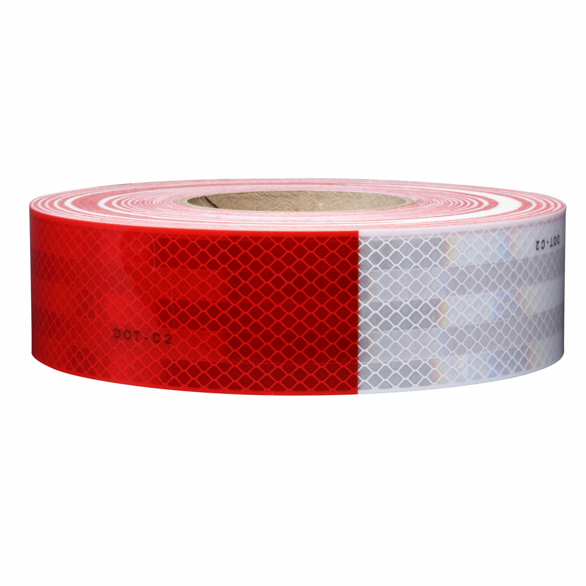 3M Reflective Tape: Marking/Trailers, Red/White, 2 in Wd, 50 yd Lg ...