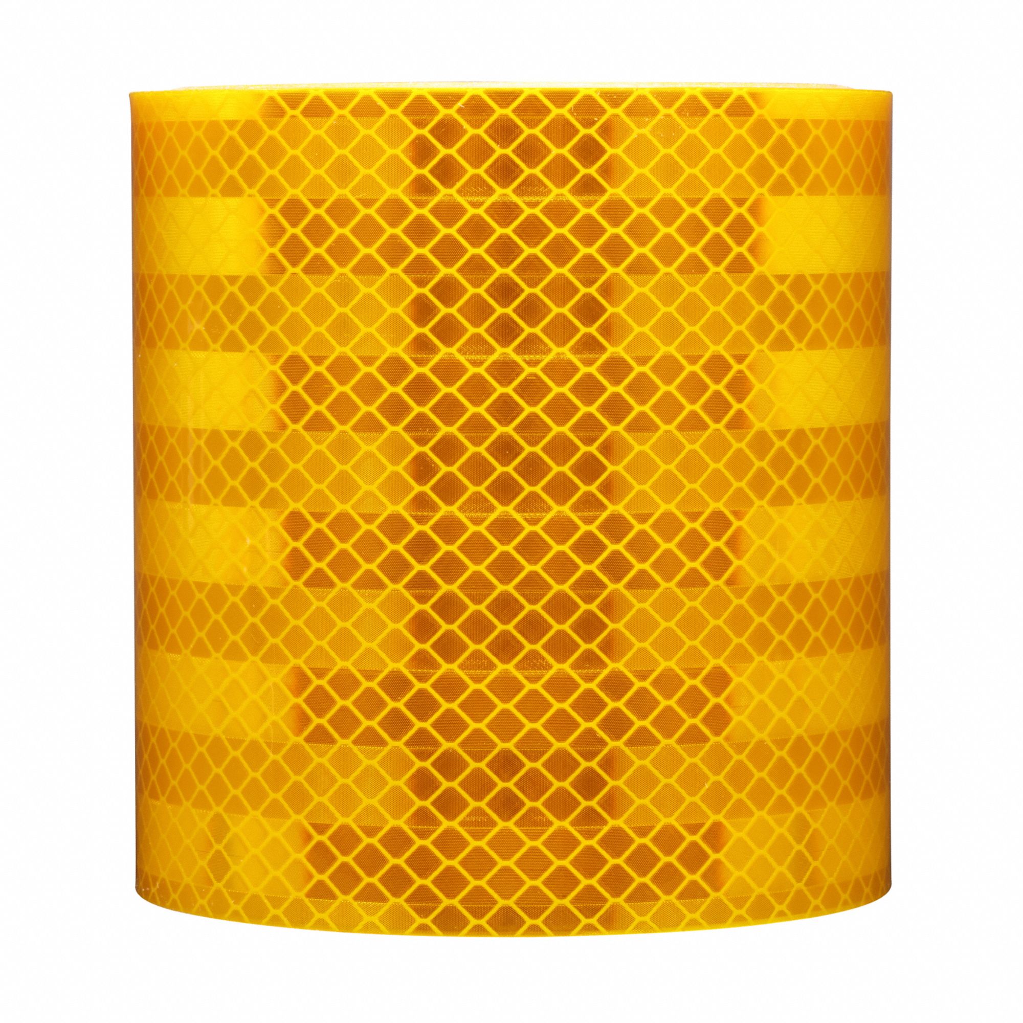 3M Reflective Tape: Marking/School Buses, Yellow, 4 in Wd, 50 yd Lg ...