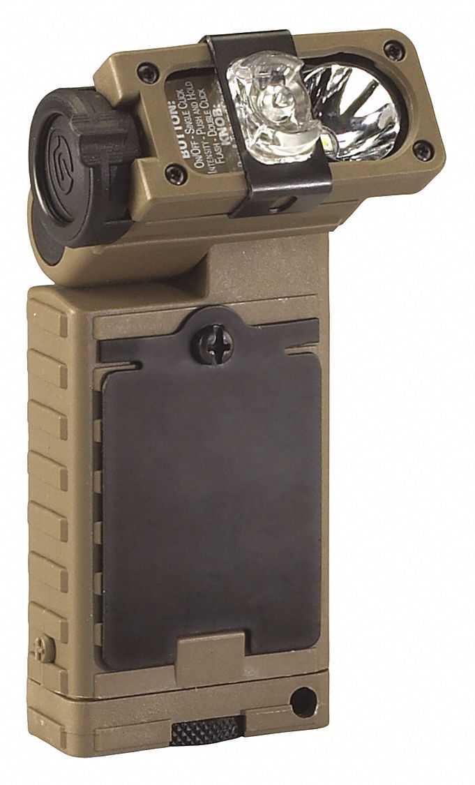 LED Hands Free Light, Maximum Lumens Output: 55, Tan, 2.34 in - Grainger