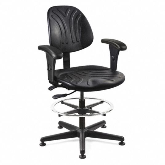 BEVCO, Everlast, Black, Drafting Chair - 38XX87|7501D-AA - Grainger