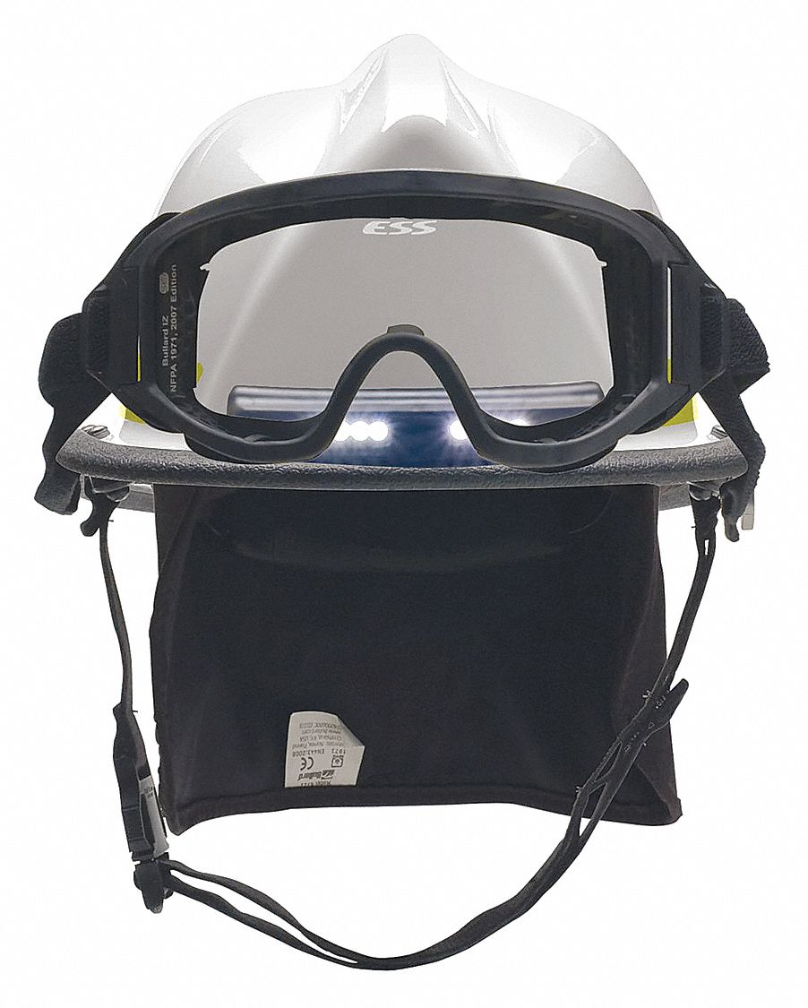BULLARD, 6-1/2 to 8 Fits Hat Size, White, Fire Helmet - 38XZ95 ...