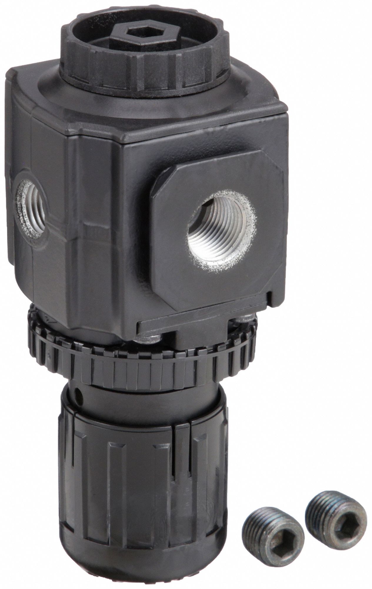 JOHNSON CONTROLS Compressed Air Regulator: Zinc Die-Cast, 3/8 in NPT ...