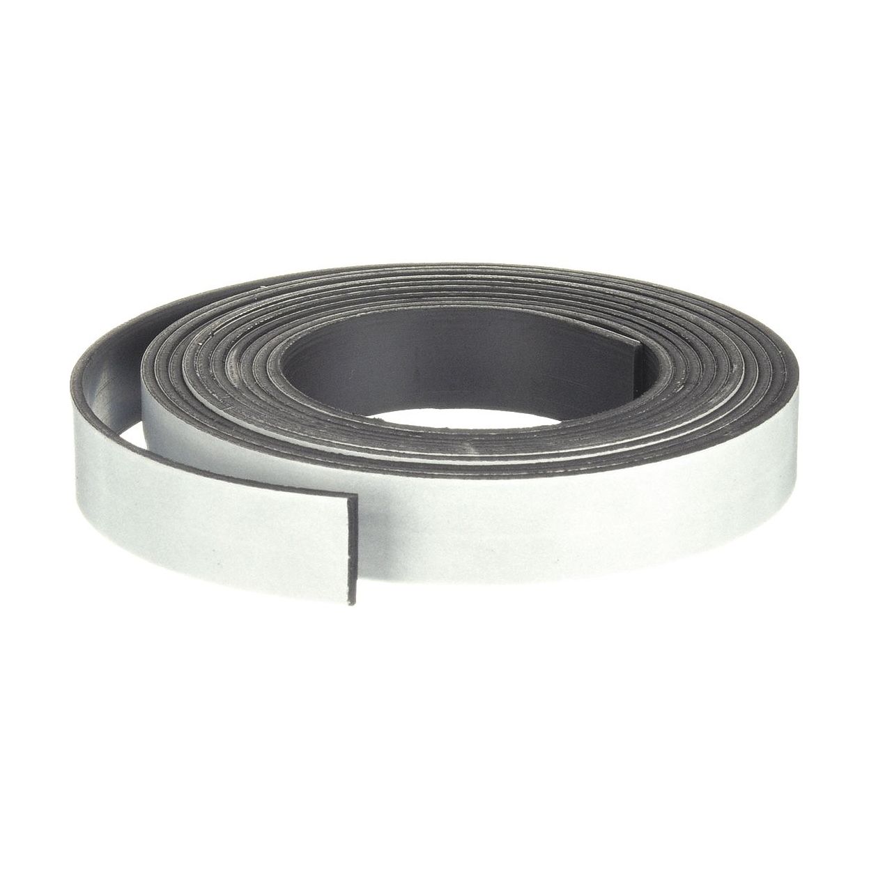 Indoor Adhesive Nonmagnetic Side, 7 ft Overall Lg, Strip Magnet ...