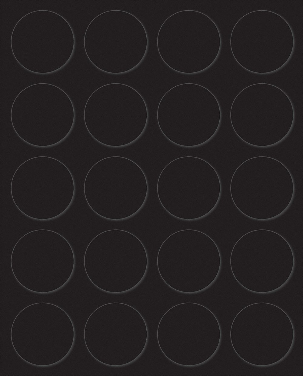 MAGNA VISUAL MAGNETIC ROUND INDICATORS,BLACK,PK20 - 26661 - WWG38Y350 ...