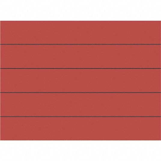 MAGNA VISUAL, Flex Magnet Material, 7/8 in Overall Ht, Magnetic ...