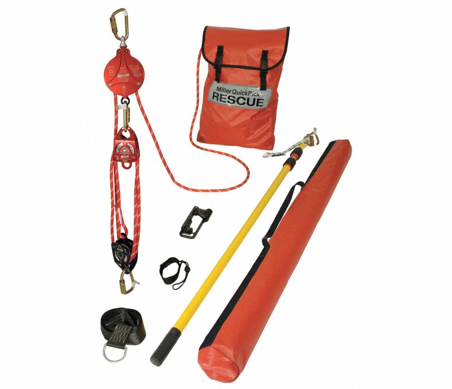 HONEYWELL MILLER Sistema de Rescate,Rojo,7/16" dia. - Sistemas y Kits ...
