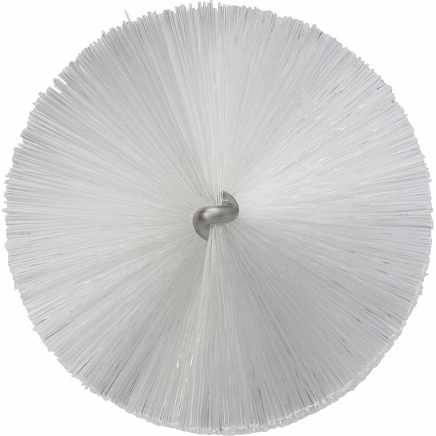 VIKAN Tube and Valve Brush: Straight Handle, Polyester Bristle, White ...