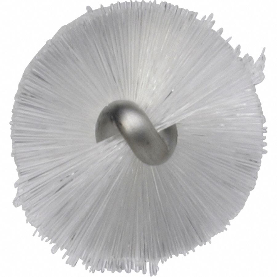 VIKAN Tube and Valve Brush: Straight Handle, Polyester Bristle, White ...