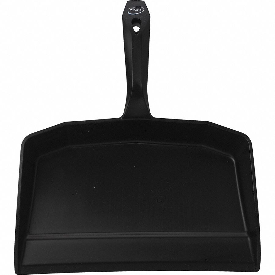 VIKAN Handheld Dust Pan: Polypropylene, 5 1/2 in Handle Lg, 13 1/4 in ...