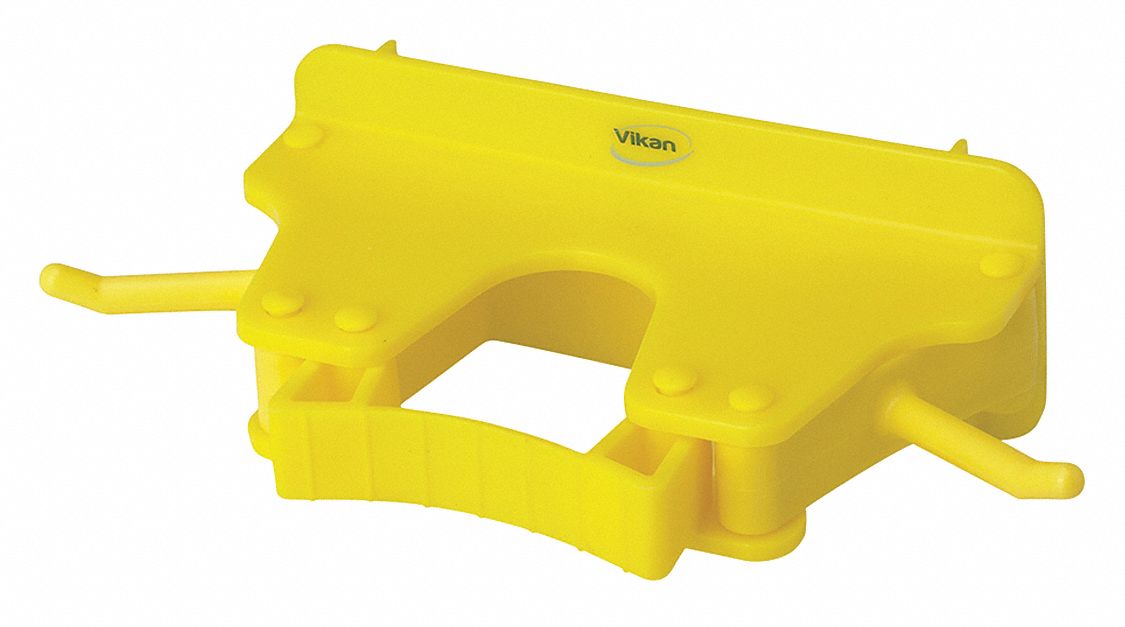 VIKAN Tool Wall Bracket: Yellow, Polypropylene - 38Y704|10176 - Grainger