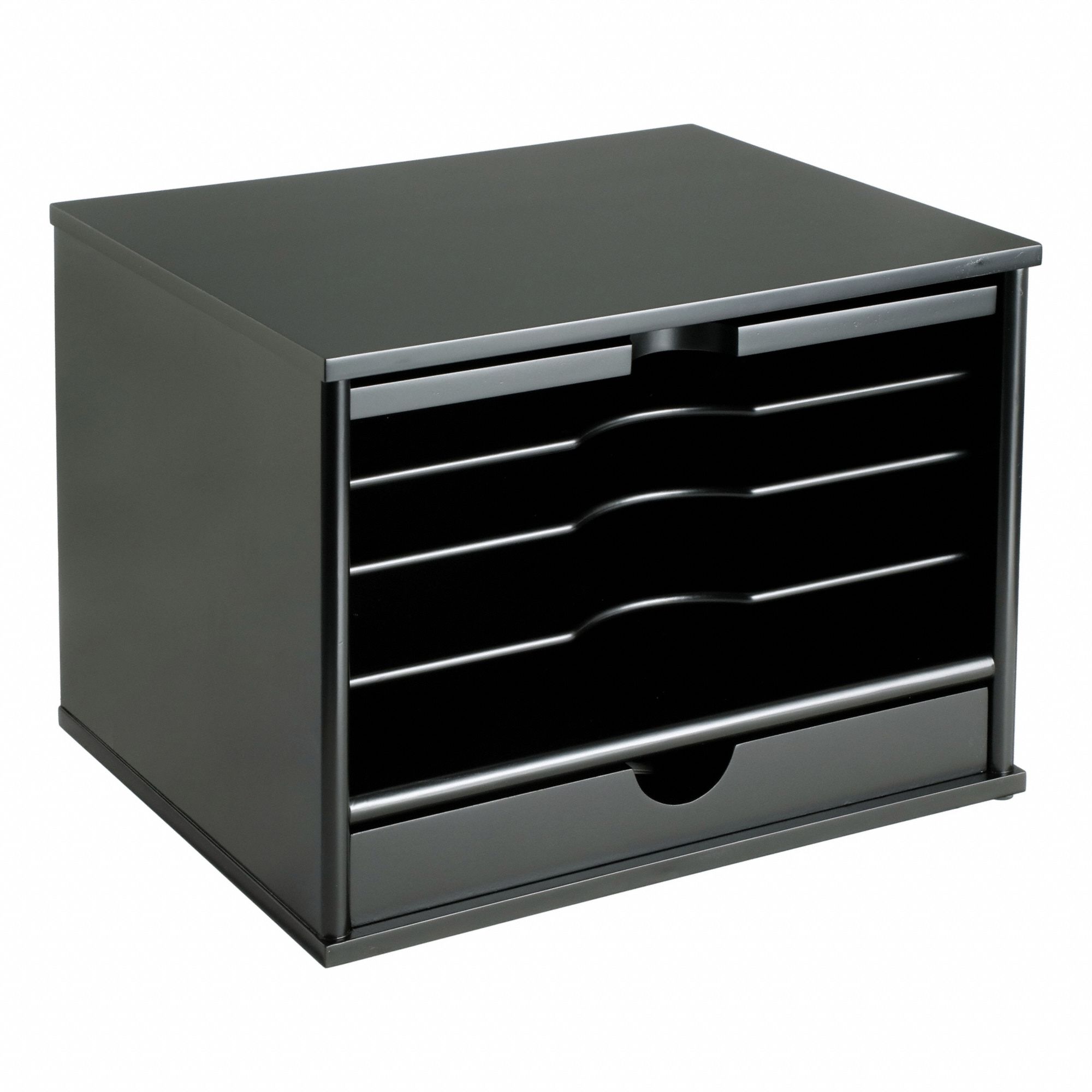 VICTOR, 5 Compartments, Wood, Desktop Organizer - 38Y751|4720-5 - Grainger