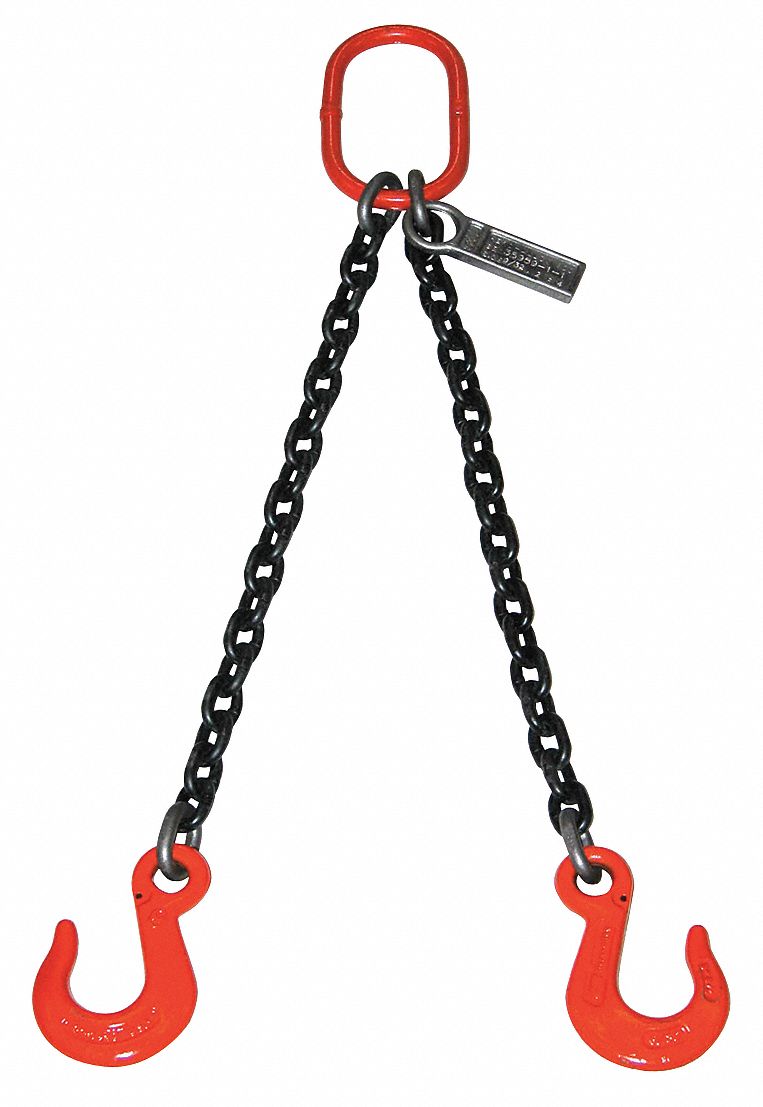 LIFT-ALL, 3/8 in Chain Trade Size, 100 Chain Grade, Chain Sling ...