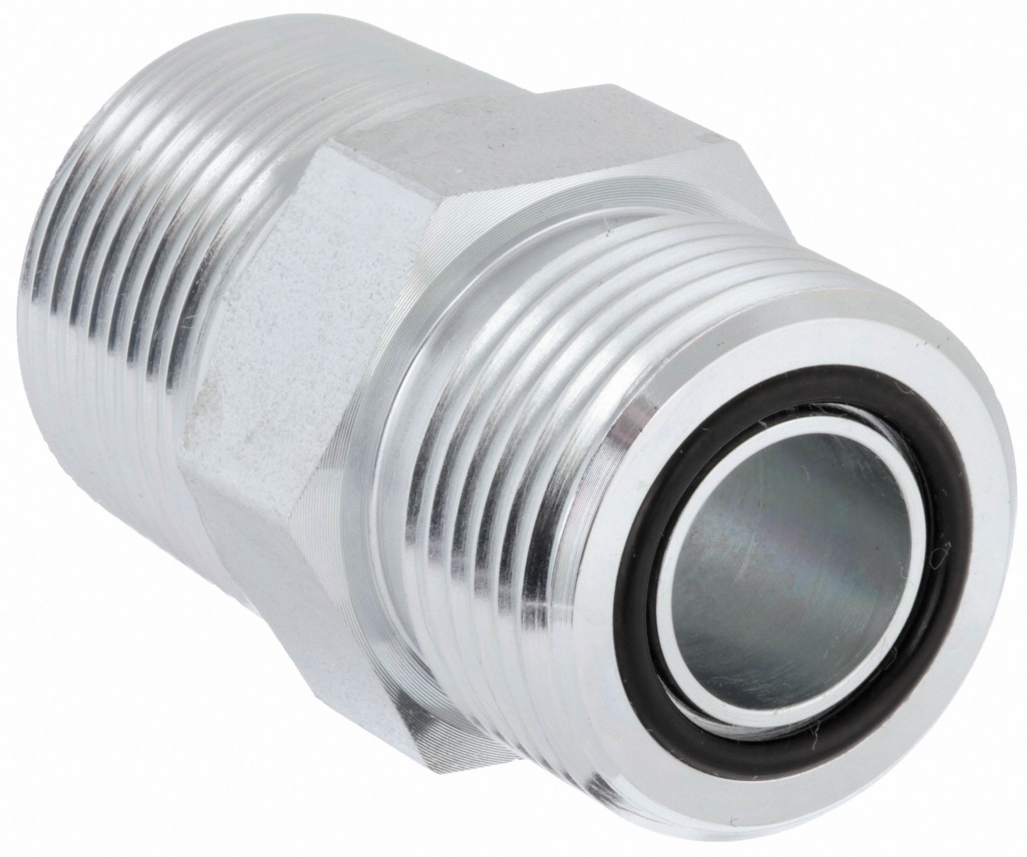 5/8 in x 3/4 in Fitting Size, Male x Male, Hydraulic Hose Adapter ...