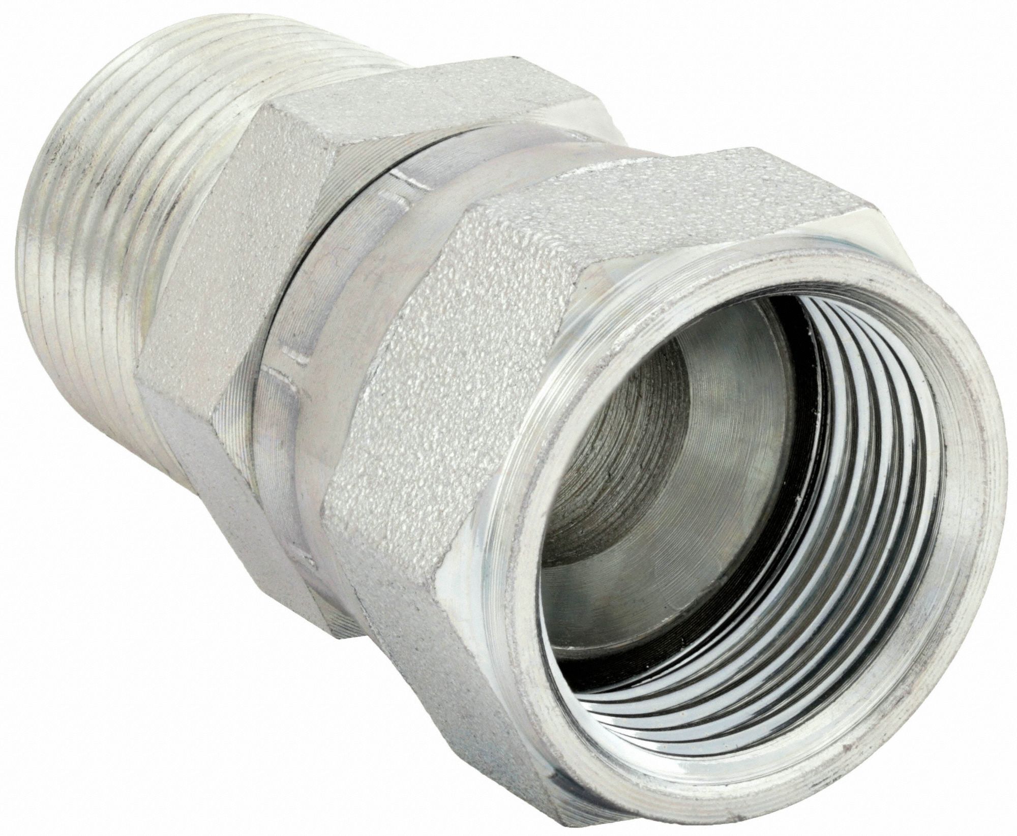 3/4 in x 3/4 in Fitting Size, Male x Female, Hydraulic Hose Adapter ...
