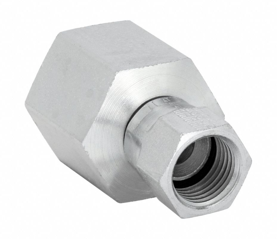 AEROQUIP Adaptador de Manguera Hidráulica, Recto, Hembra NPT a Hembra JIC, Recto - 4VPT6 | 2242 ...