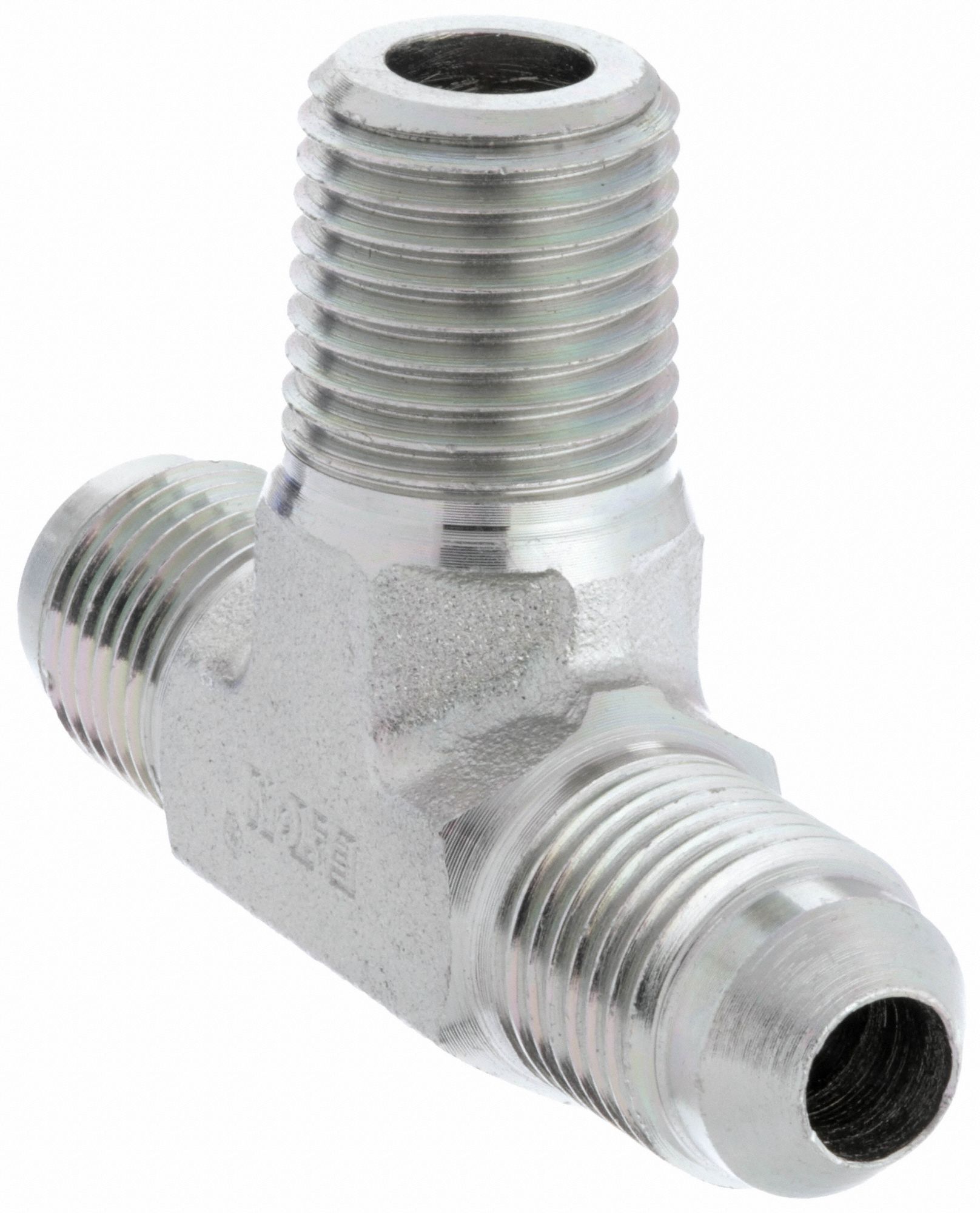 5/16 in x 1/4 in x 5/16 in Fitting Size, Male x Male x Male, Hydraulic ...